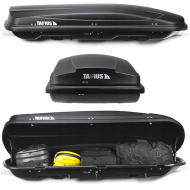 Bagażnik Box Boks dachowy Taurus XTREME 400 czarny | Boxy dachowe \ Do 400L